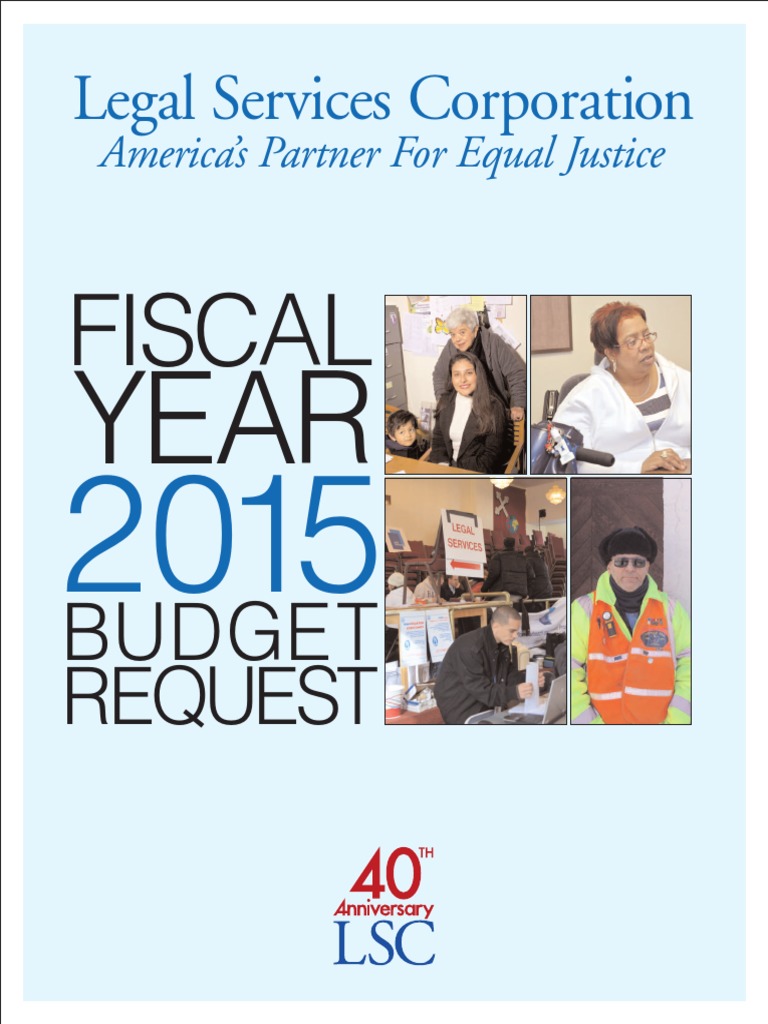Ls C Fy 2015 Budget Request | PDF | Legal Aid | Foreclosure
