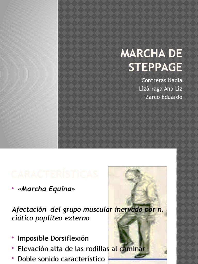 Marcha de Steppage | PDF | Pie | Rodilla