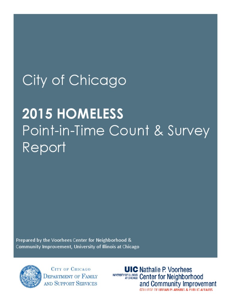 Analysis of the 2015 Chicago Homeless Point-in-Time Count & Survey ...