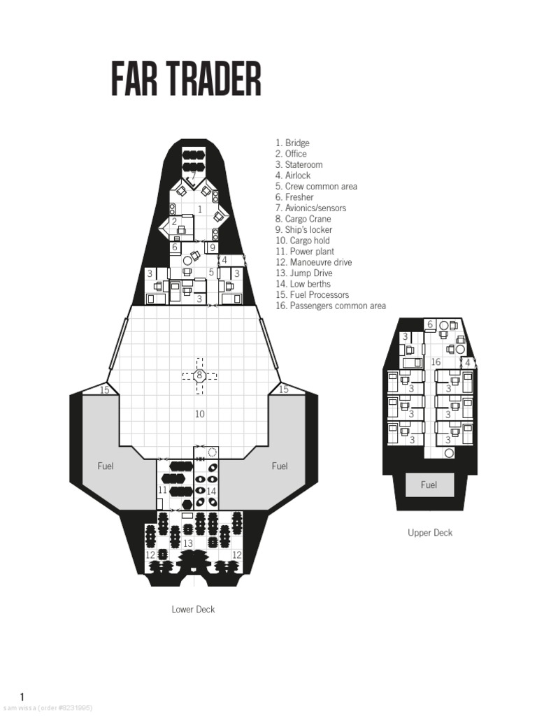 Container Ship Deck Plan Space