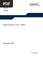 Edexcel A Level Biology Topic Checklist | PDF | Biology | Cell (Biology)