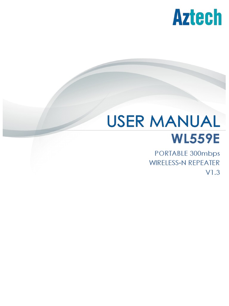 Aztech WL559E User Manual v1.3 | Download Free PDF | Wireless Access ...