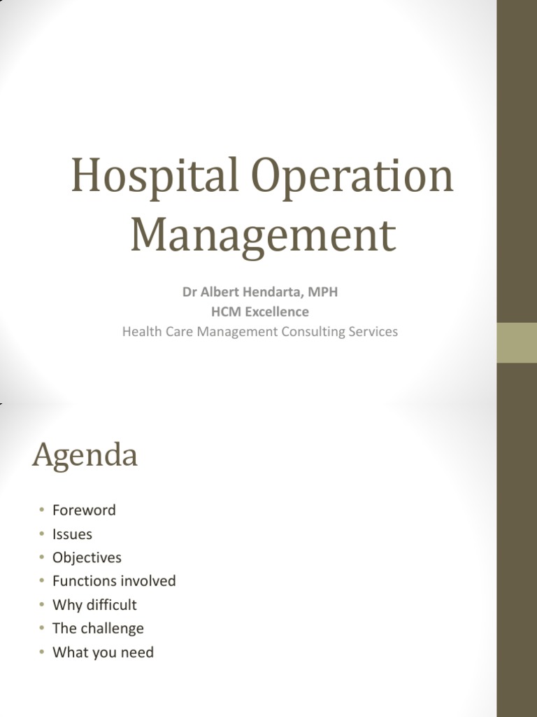 Hospital Operation Management | PDF | Tipe Kepribadian | Motivasi