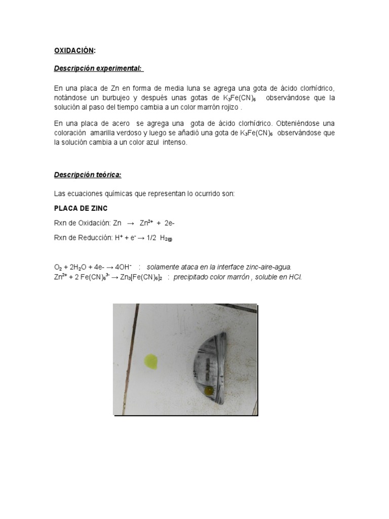 Ferrocianuro de Potasio Es También Uno de Los Dos Compuestos Presentes ...