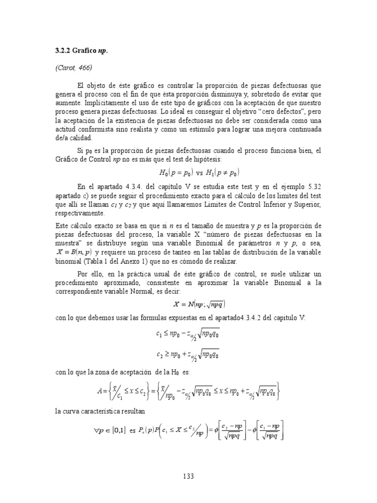 Gráfico de Control np y Calidad | PDF | Estimador | Distribución de ...