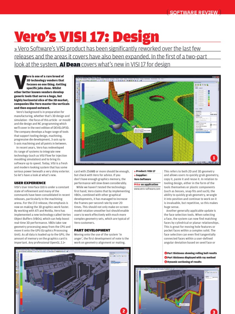 Vero Software - DEVELOP3D Reviews VISI 17 | PDF | Machining | Simulation