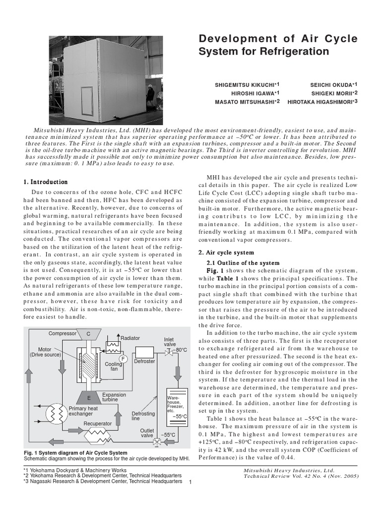 Development of Air Cycle | PDF | Turbocharger | Gas Compressor
