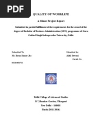 BkpFormat For MSW Project Report | PDF | Social Work | Distance Education