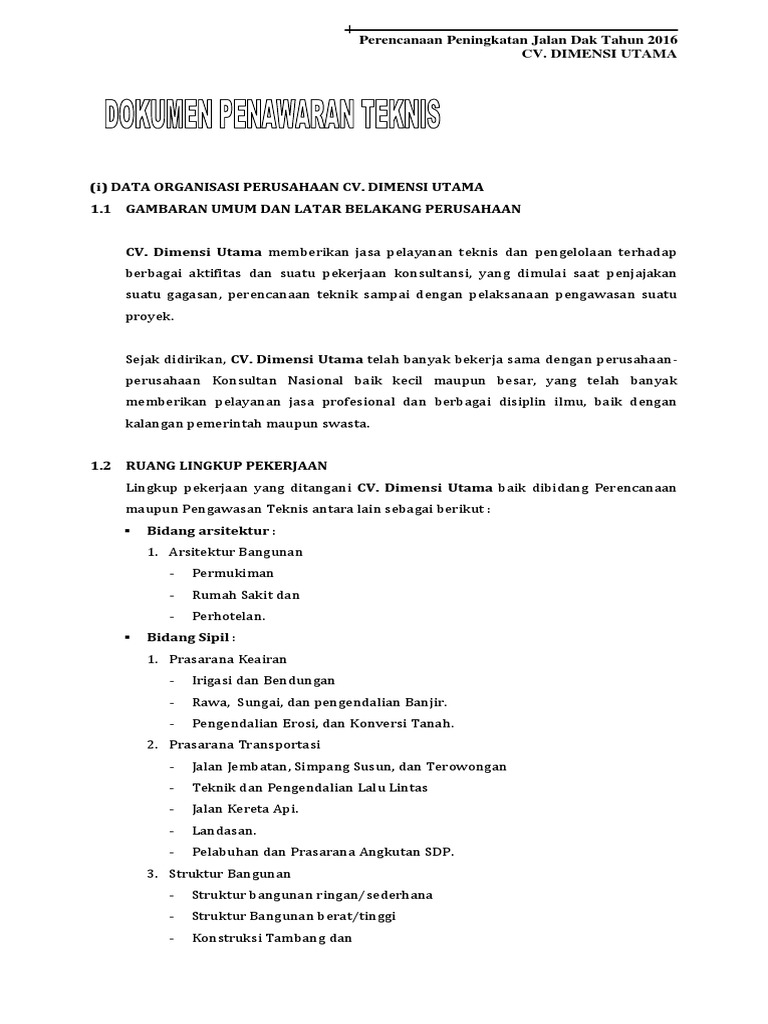 Ustek Perencanaan Bina Marga | PDF | Seni