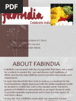 Fab India | PDF | Retail | Strategic Management