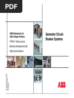 ABB Generator Circuit-Breaker Systems | PDF | Transformer | Switch