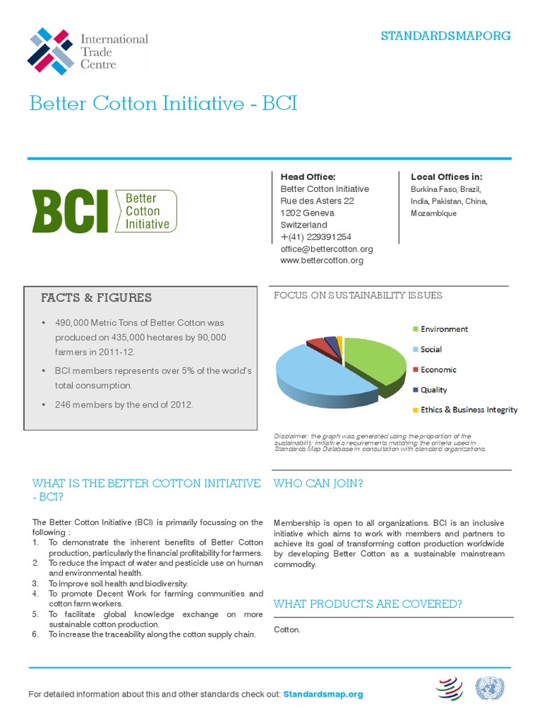 Better Cotton Initiative - BCI: Facts & Figures | Download Free PDF ...