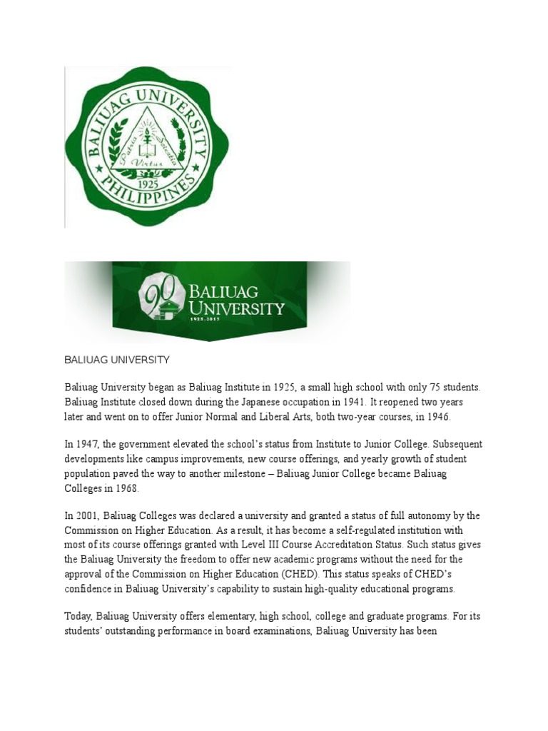 Baliuag University | PDF | Libraries | Librarian