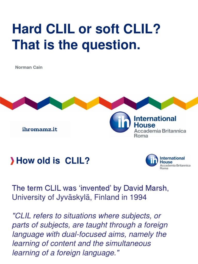 Hard vs. Soft CLIL Explained | PDF | Curriculum | Linguistics