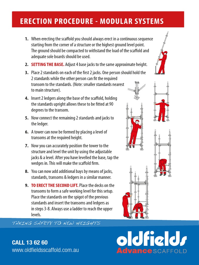 Erecting and Dismantling Modular Scaffolding Systems Safely: Proper ...