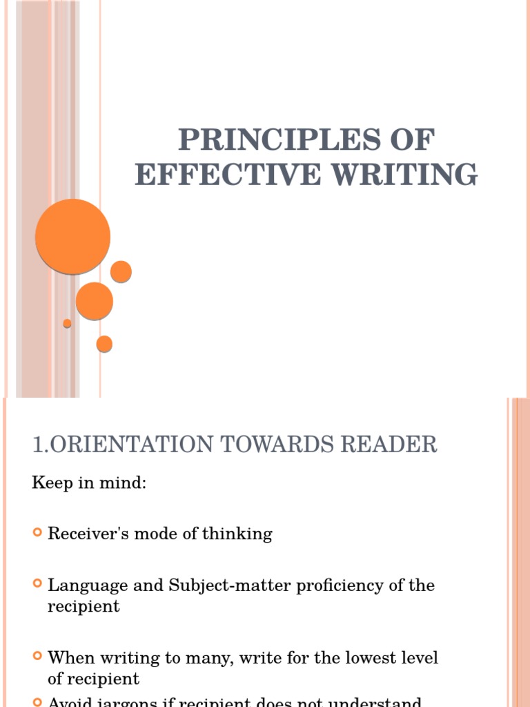 Effective Writing Principles Guide | PDF | Science | Philosophical Science