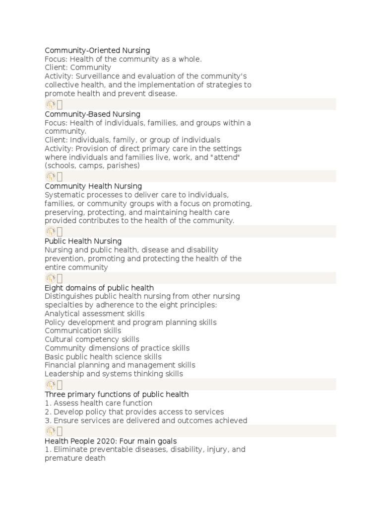 Community | PDF | Nursing | Public Health