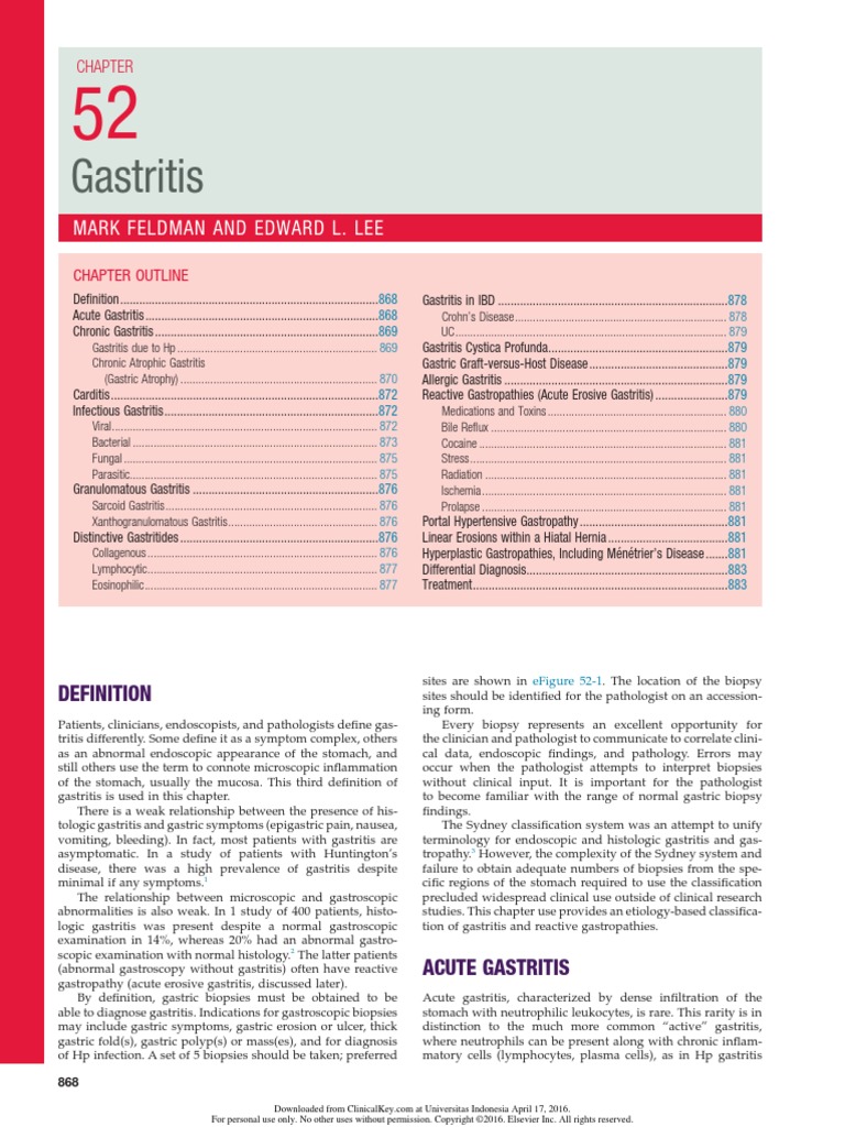 Gastritis | PDF | Peptic Ulcer | Stomach