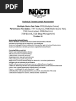 Technical Theatre Worksheet Answers | PDF | Theatre | Performing Arts