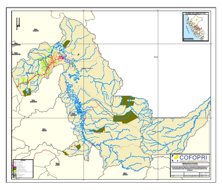 Mapa de Atalaya, Ucayali, Perú | PDF | América del Sur | Perú