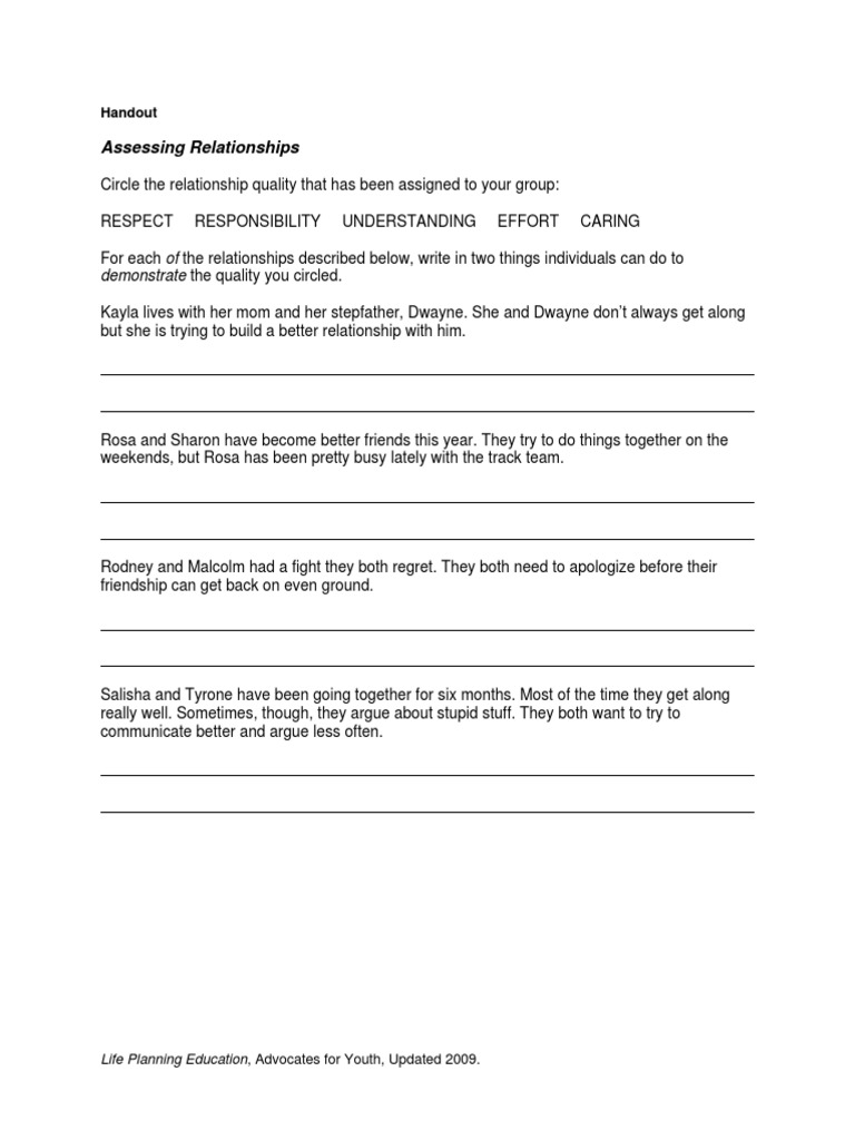 Building Healthy Relationships Guide | PDF
