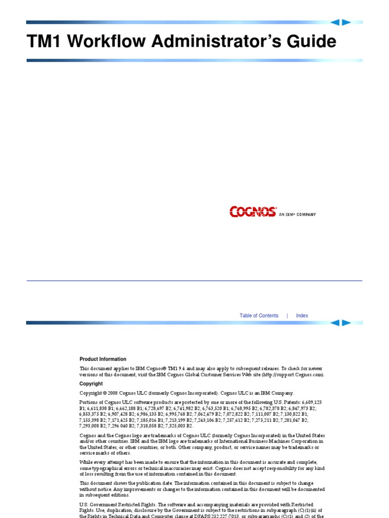 Tm1 Workflow Administrators Guide En Pdf Hierarchy Websites 9841