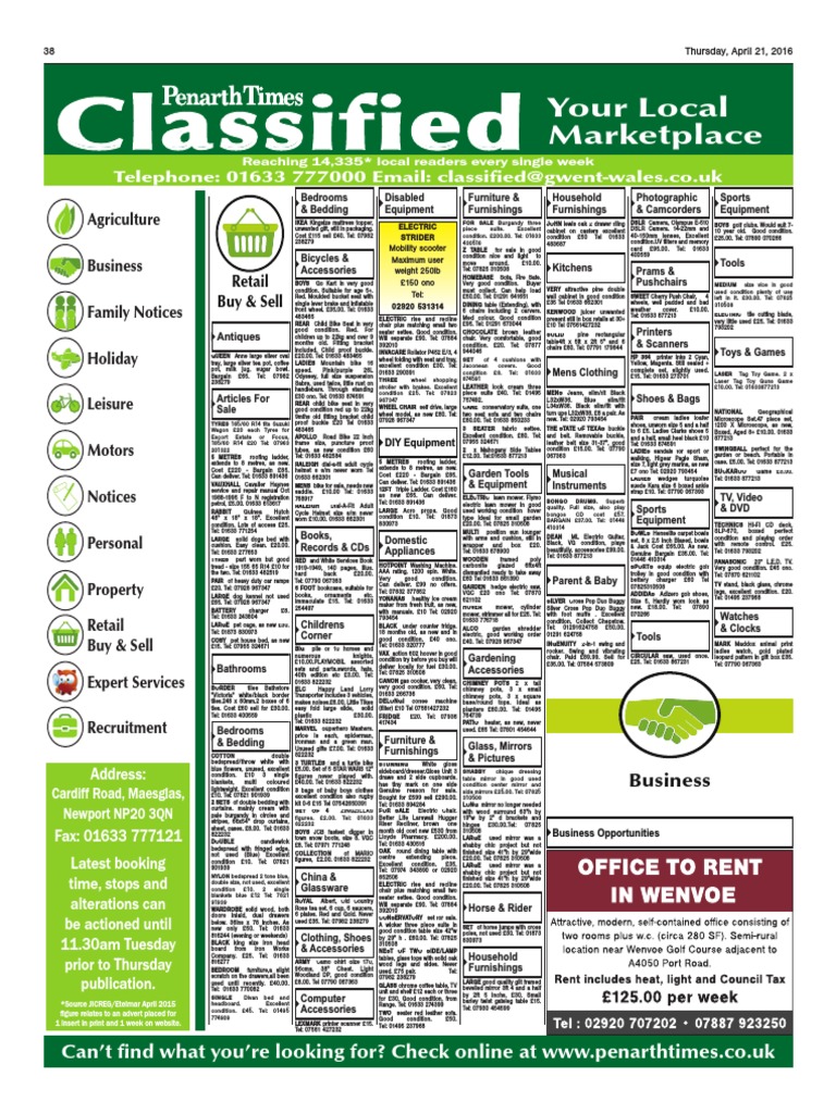 Classified: Your Local Marketplace | PDF