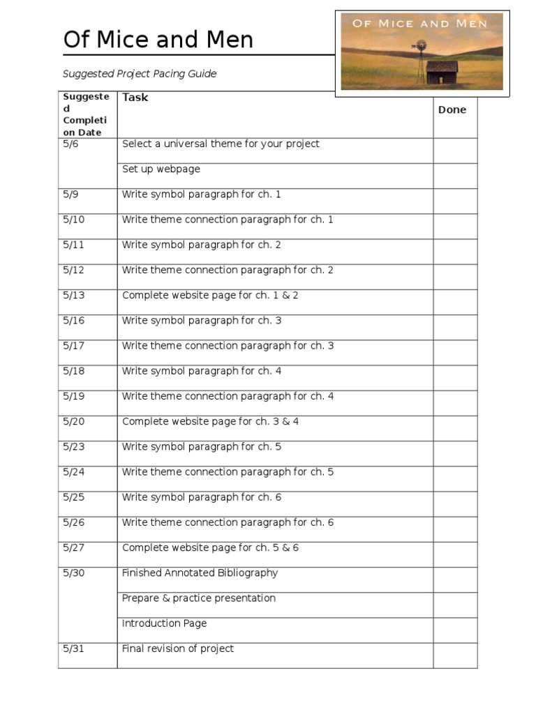Suggested Pacing Guide | PDF