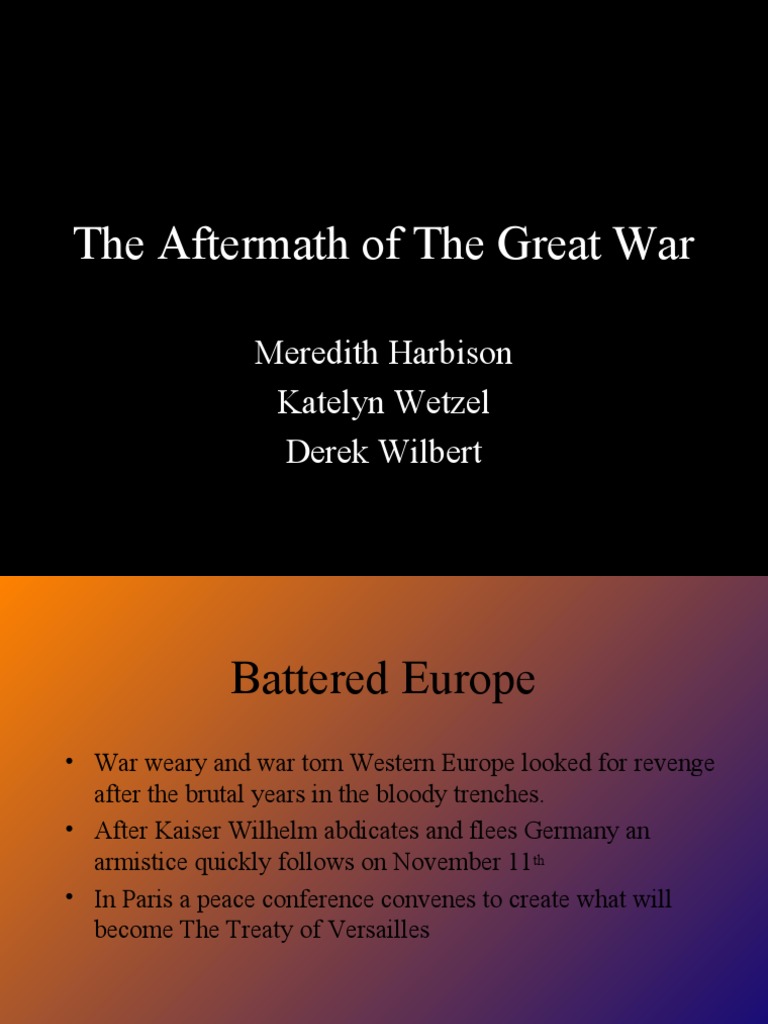 Aftermath of World War I: Europe & America | PDF | World War I | Communism