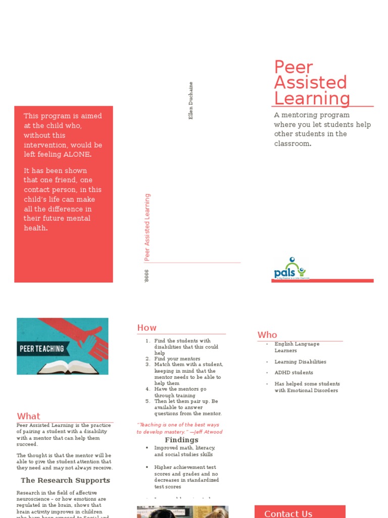 Pals Brochure | PDF | Career & Growth | Self-Improvement