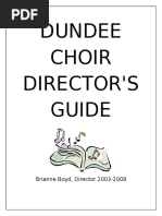 Hand Signals For Choral Conducting | PDF | Song Structure | Choir