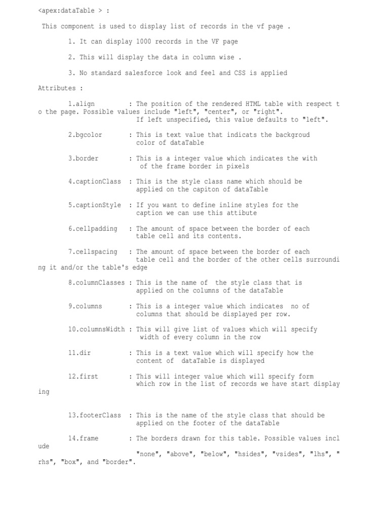Data Table | Download Free PDF | Cascading Style Sheets | Html Element