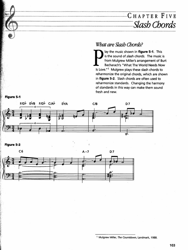 Slash Chords | PDF
