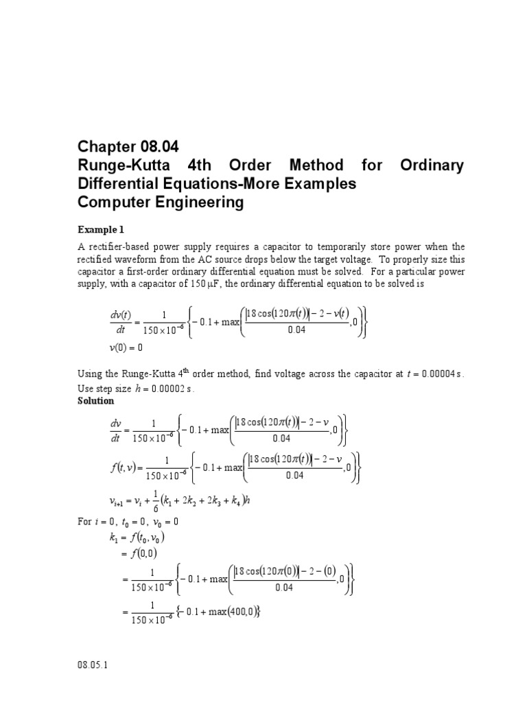 Ode Solutions Pdf Ordinary Differential Equation Differential