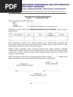 Contoh Form Peminjaman Barang Inventaris Kantor 02 | PDF