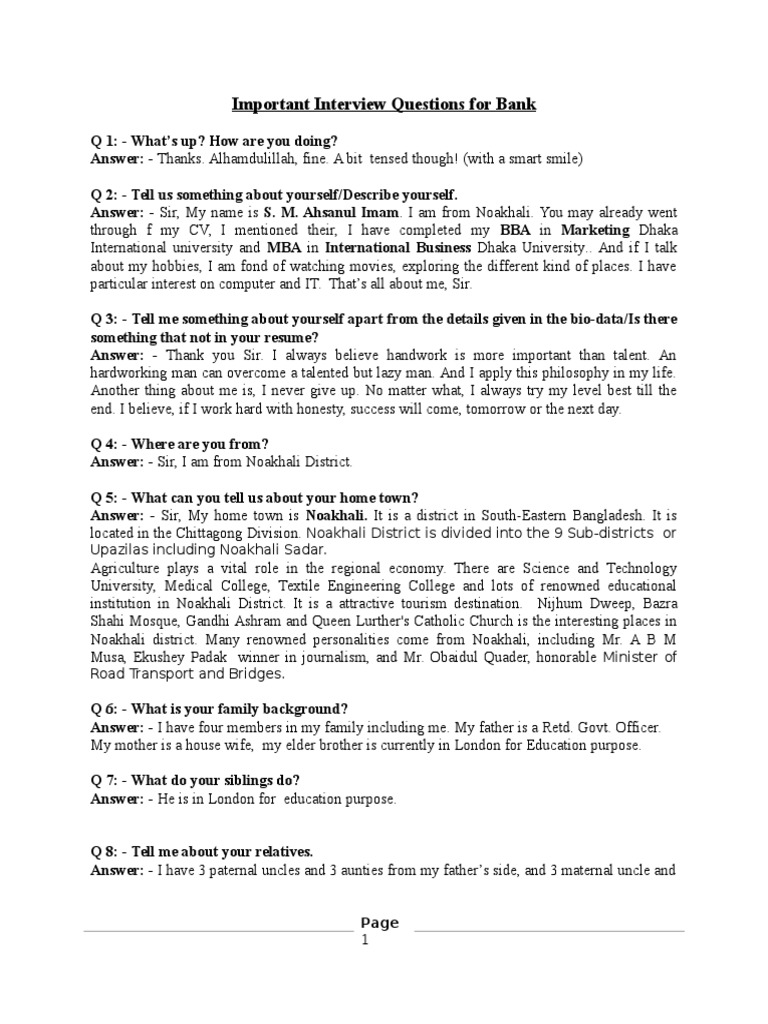 Interview Questions For Bank | Credit Card | Debits And Credits