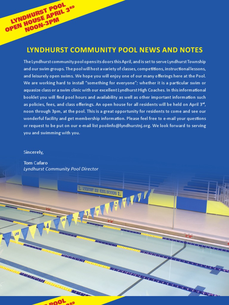 LyndhurstPool Opening Flyer | PDF