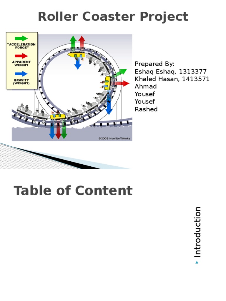 Physics of Roller Coasters | PDF | Kinetic Energy | Potential Energy