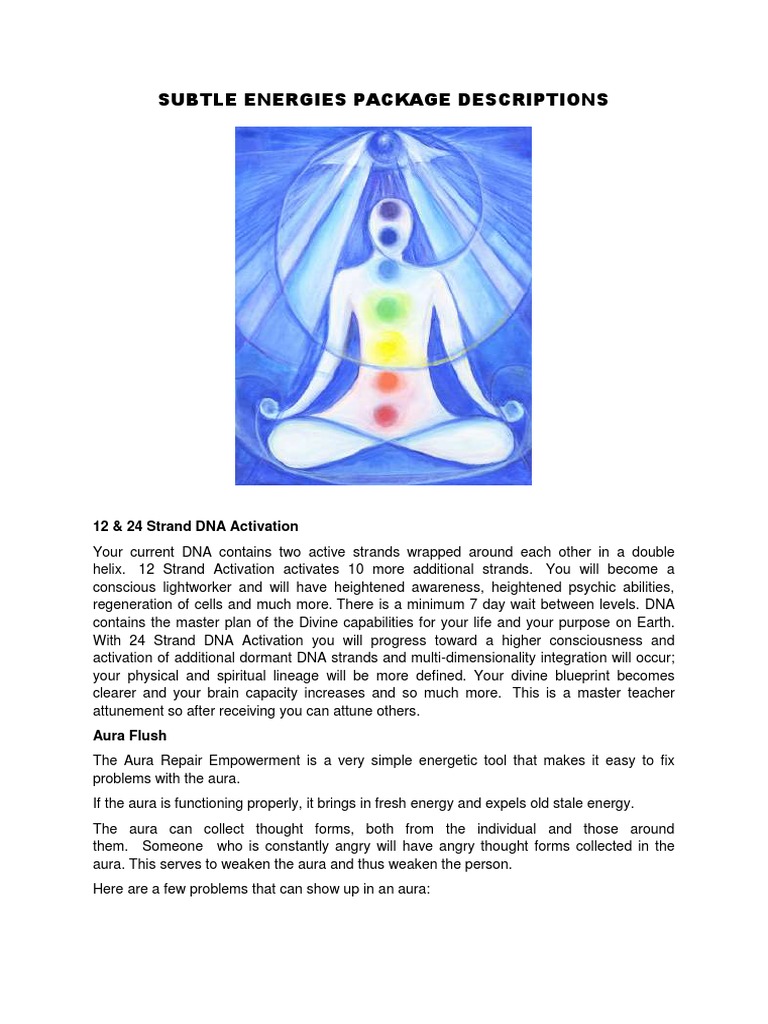 Subtle Energies Package Descriptions | Aura (Paranormal) | Higher Self