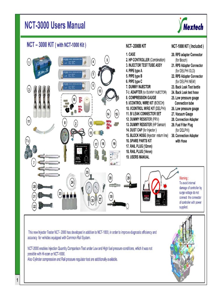 Manual NCT-3000 (En) PDF | PDF | Fuel Injection | Pump