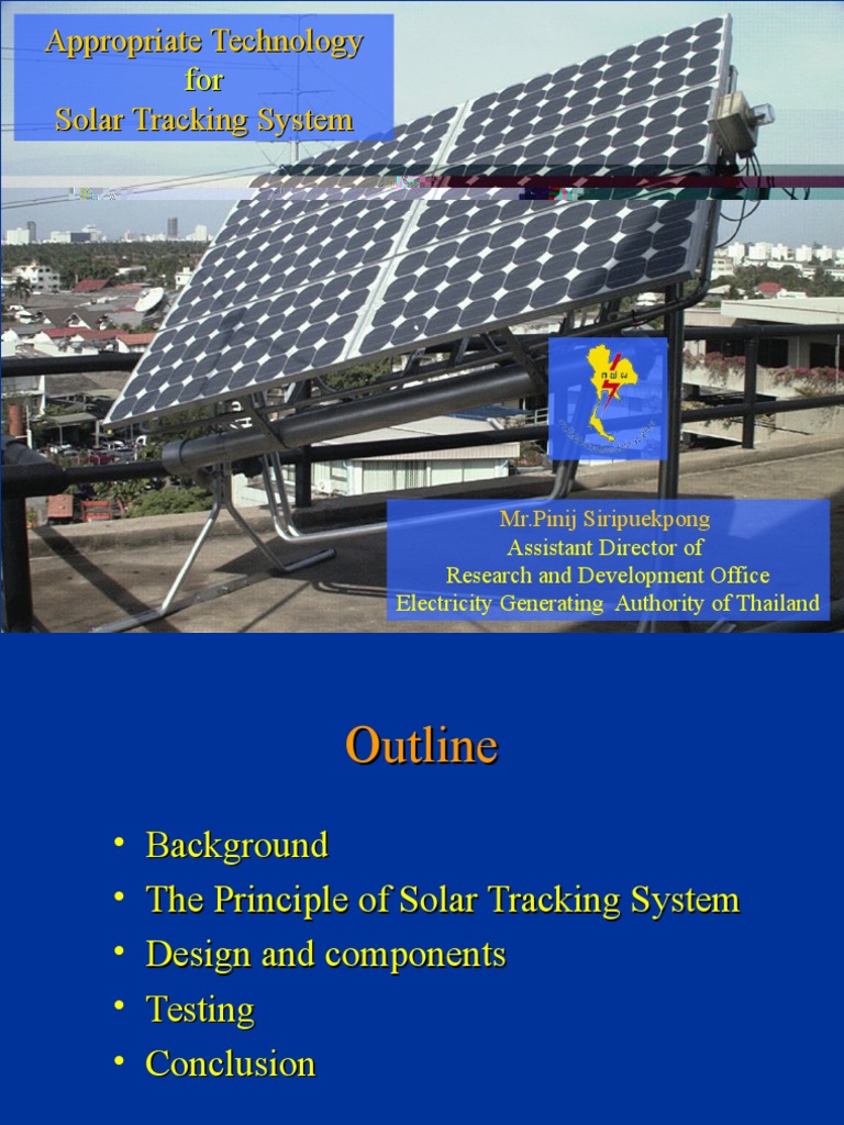Thailand Solar Tracker System (Eng1) | PDF | Photovoltaics | Solar Panel