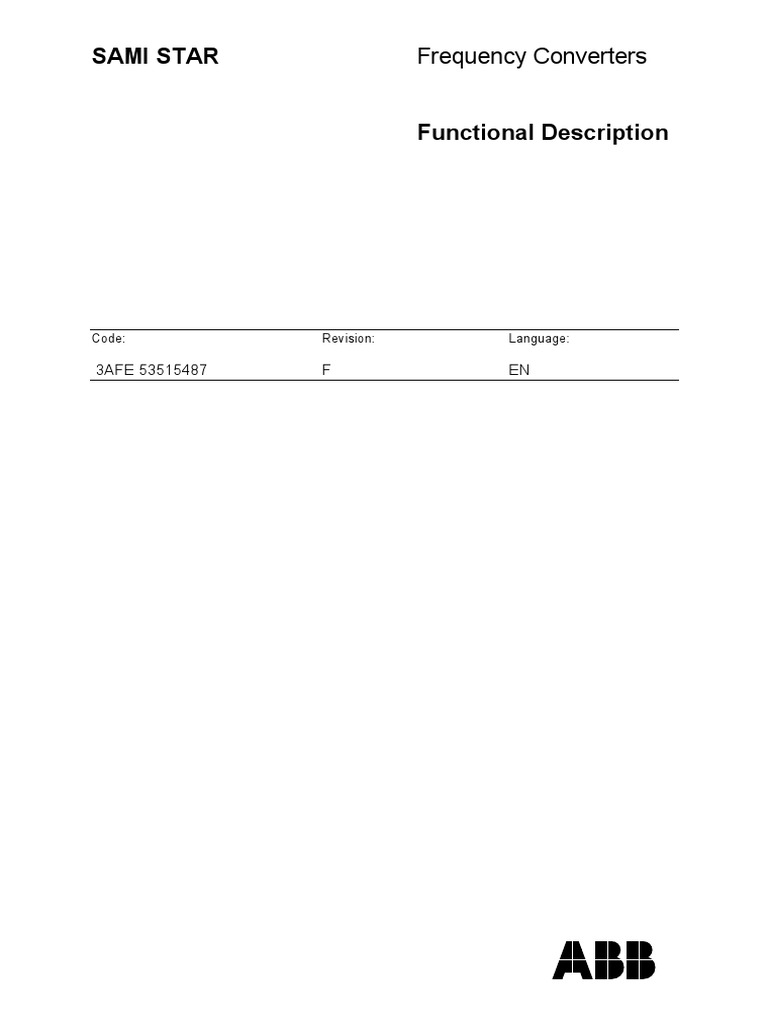 SAMI STAR Functional Description | PDF | Power Inverter | Power Supply