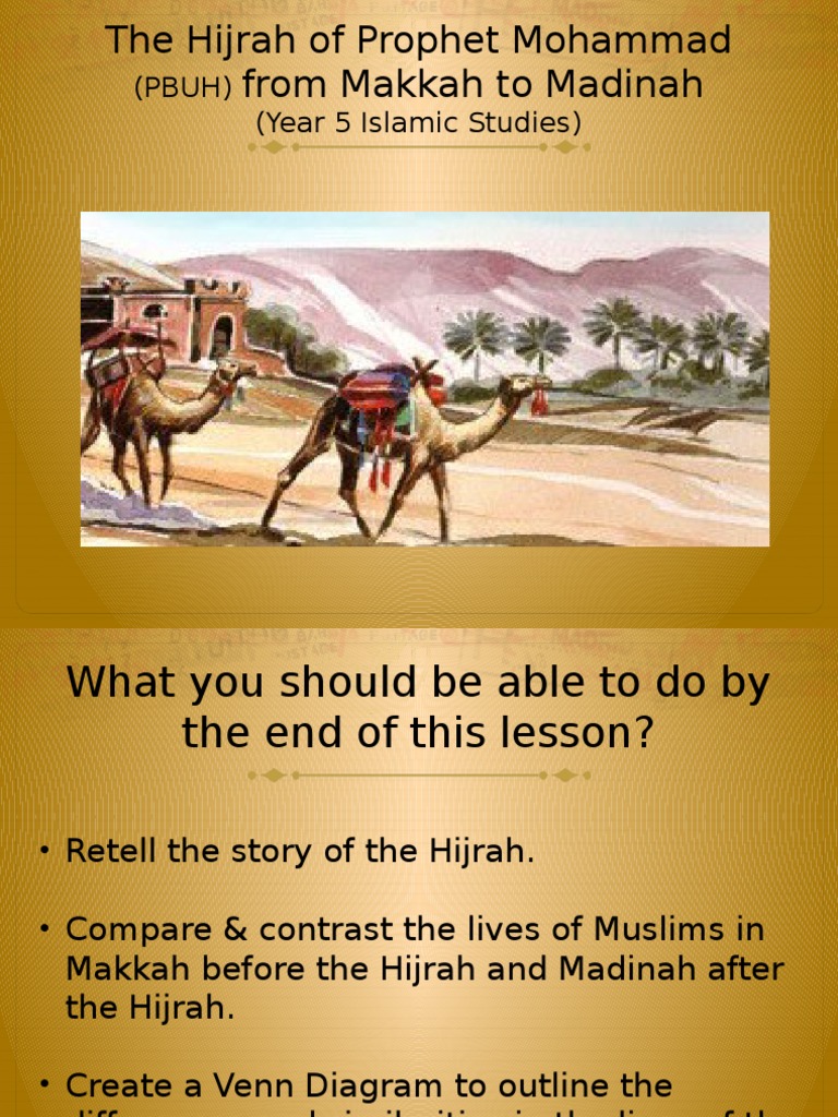 Hijrah PPT Vesion 2 | PDF | Medina | Muhammad