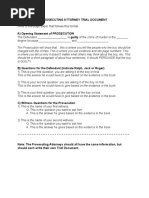 Mock Trial Guide | Evidence (Law) | Witness