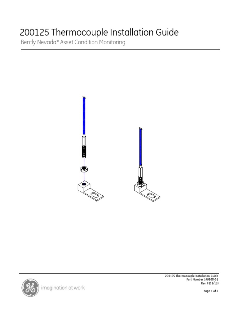 Trendmaster® 2000 Thermocouple - Install Guide PDF | PDF | Thermocouple ...