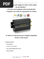 Manual de GPS Tracker en Español | PDF | Electrónica de consumo ...