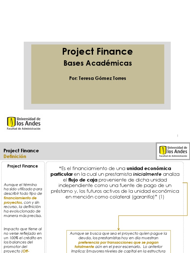Definición y Estructura del Project Finance | PDF | Deuda | Bancos