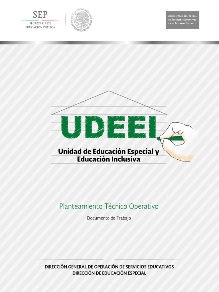 UDEEI - PDF | PDF | Educación especial | Jardín de infancia