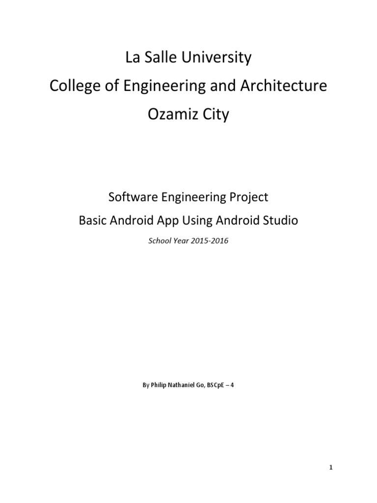 Android Studio Flashlight App Basic | PDF | Android (Operating System ...