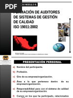Iso 19000 | PDF | Auditoría | Gestión de la calidad